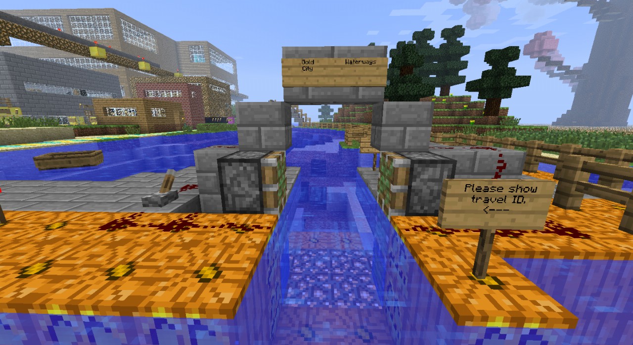 Waterways Gate Minecraft Map