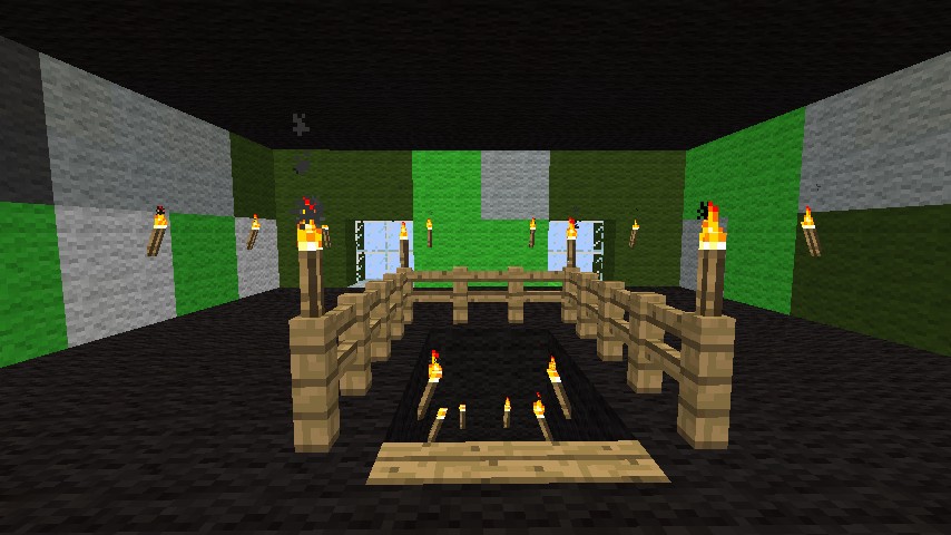 Creeper to scale Minecraft Project