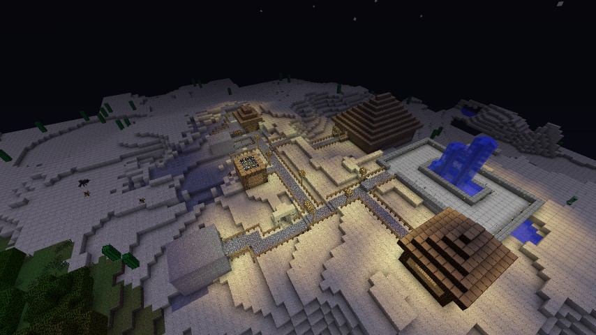 Miners Village, little but big proyect Minecraft Map