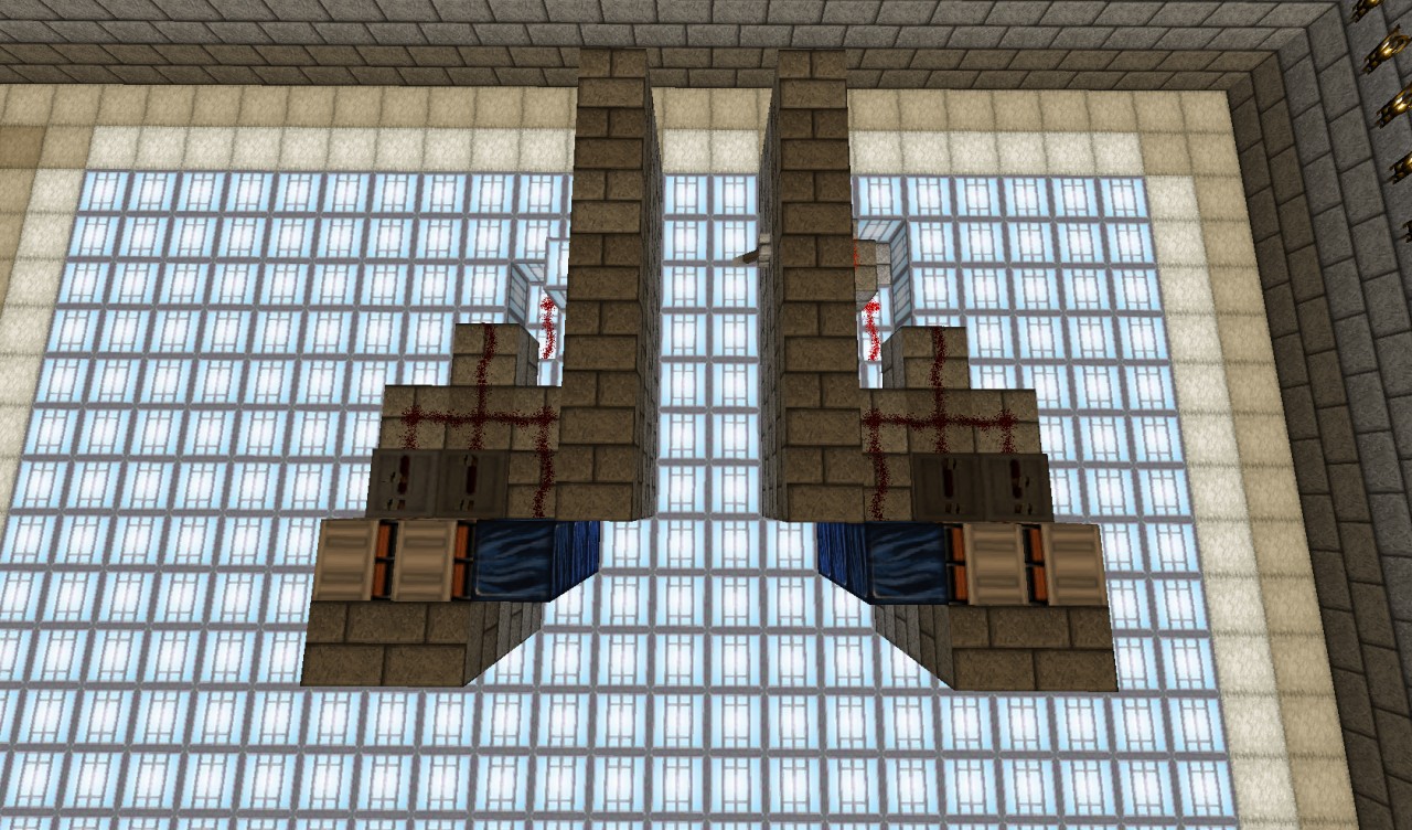 DOUBLE EXTENDED PISTON DOOR Minecraft Map