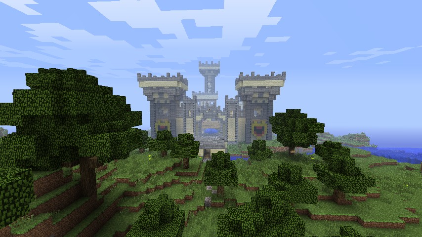The Challenge of the Castle Minecraft Map