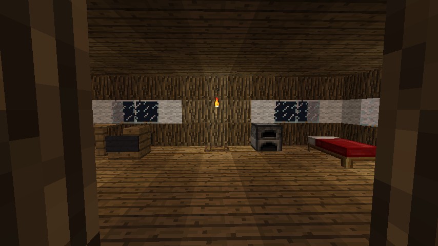 House with prison Minecraft Map