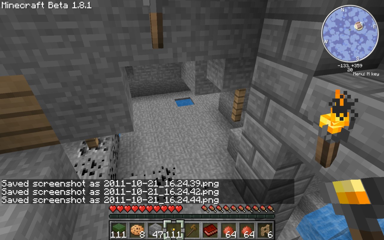 Underground Mine/Stronghold Minecraft Map