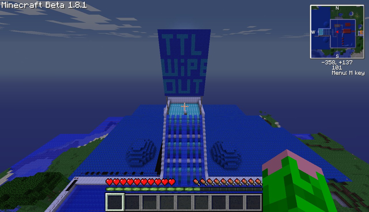 TOTAL WIPEOUT FEEDBACK WANTED 1 comment for new map,please Minecraft Map