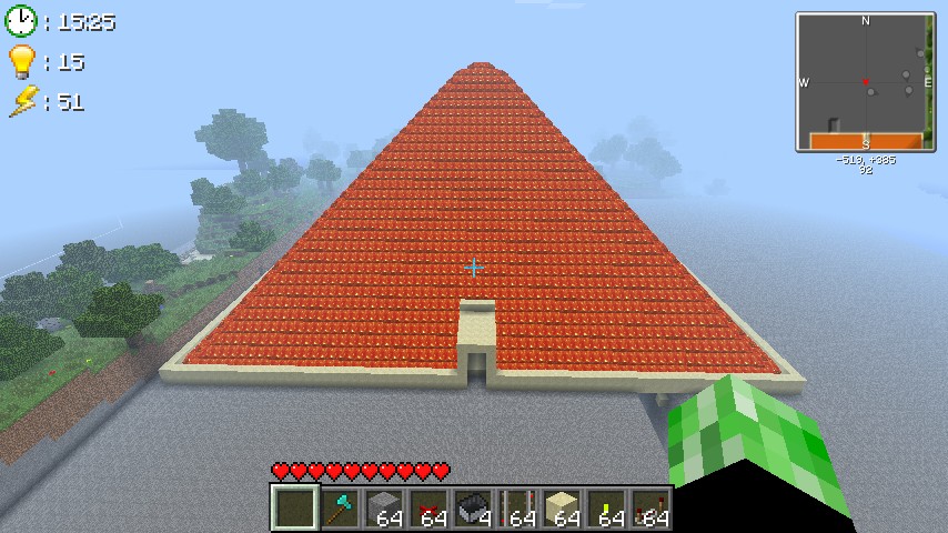 Lava Pyramide Minecraft Map