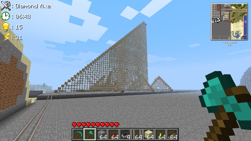 Rollercoaster extreme Minecraft Map
