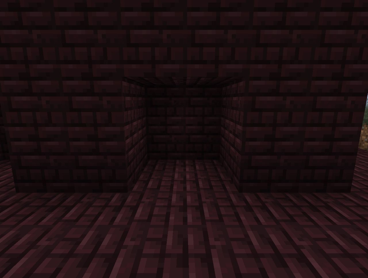 Nether portal structure Minecraft Map