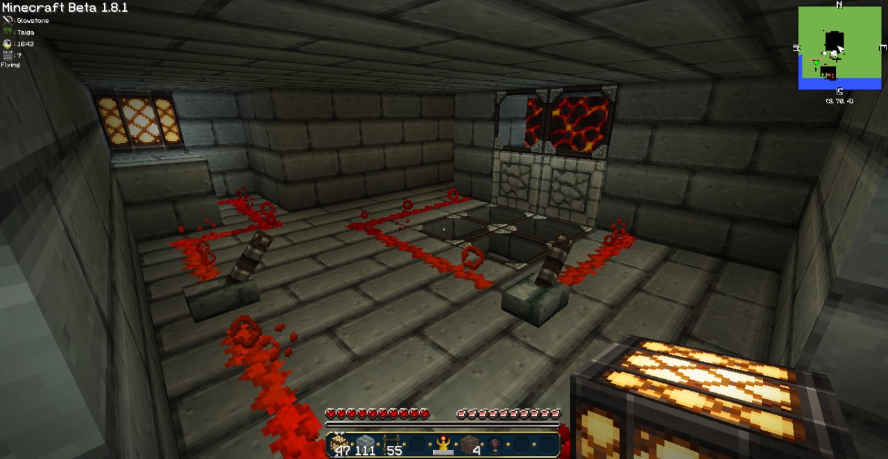 Mechanics Gate { Double Doors + Trap } Minecraft Map