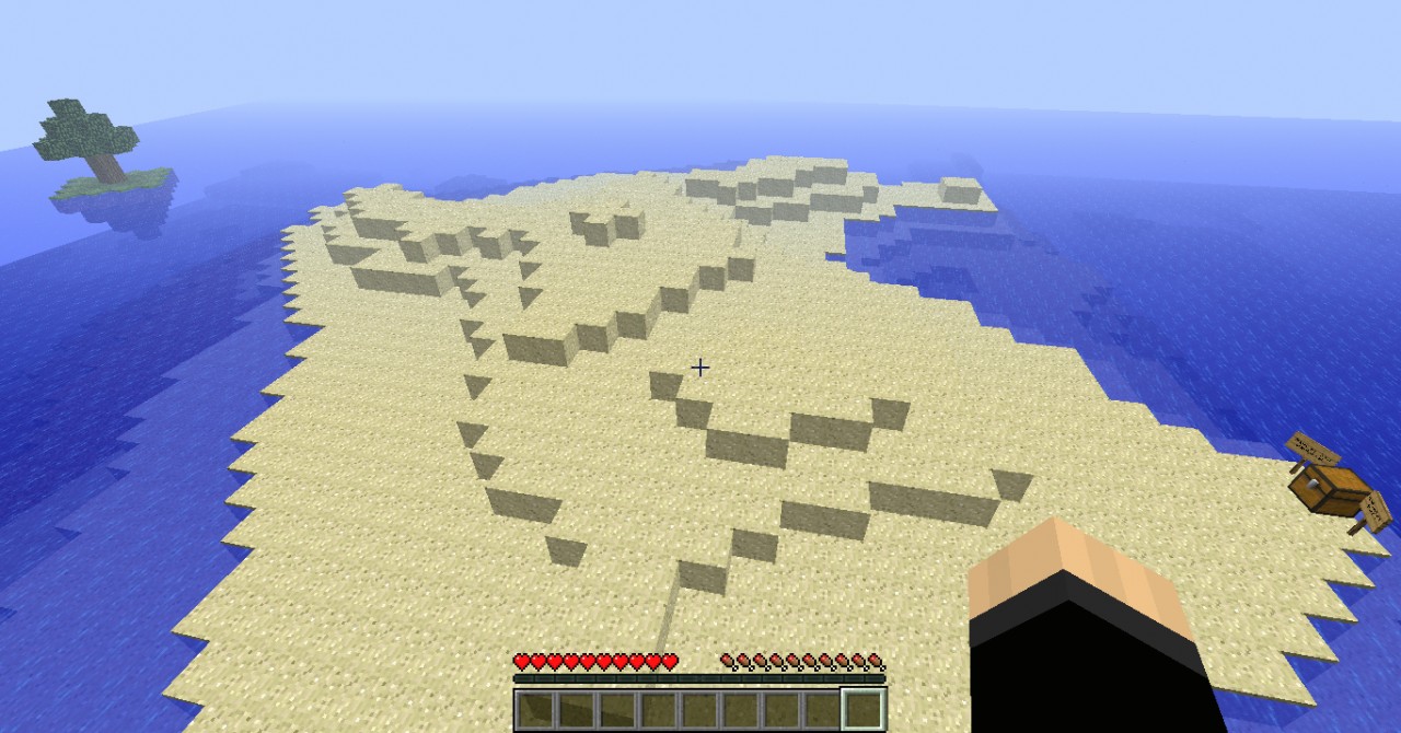 Desert Island Minecraft Map
