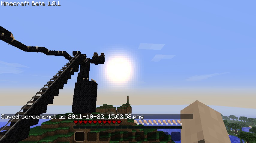 Never ending rollercoaster Minecraft Map