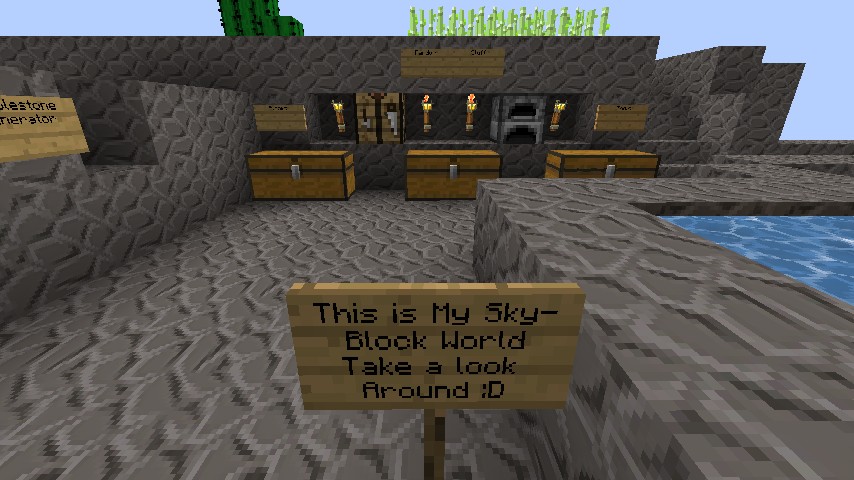 SkyBlock SURV (What Ive Done) Minecraft Map