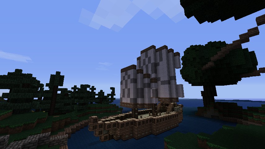 Elf Ship Minecraft Map