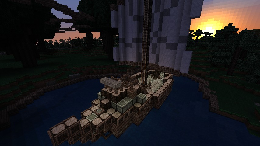 Elf Ship Minecraft Map