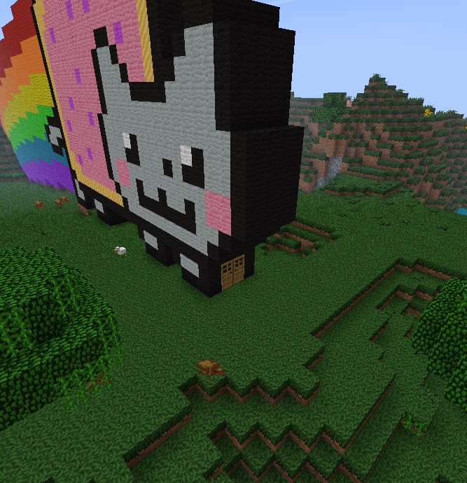 Nyan Cat Temple Minecraft Map