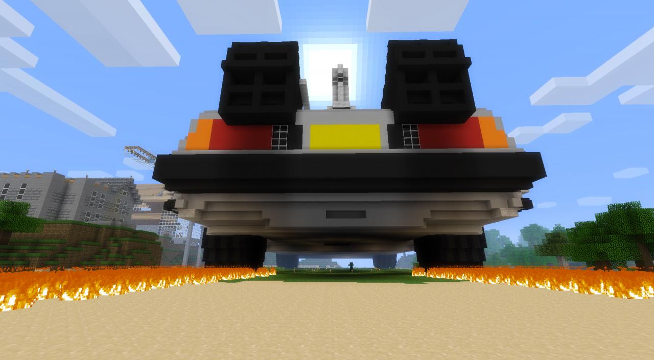 Delorean - back to the futur - Desticraft Minecraft Map