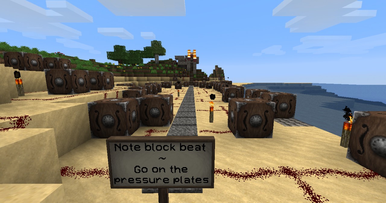 Noteblock beat Minecraft Map