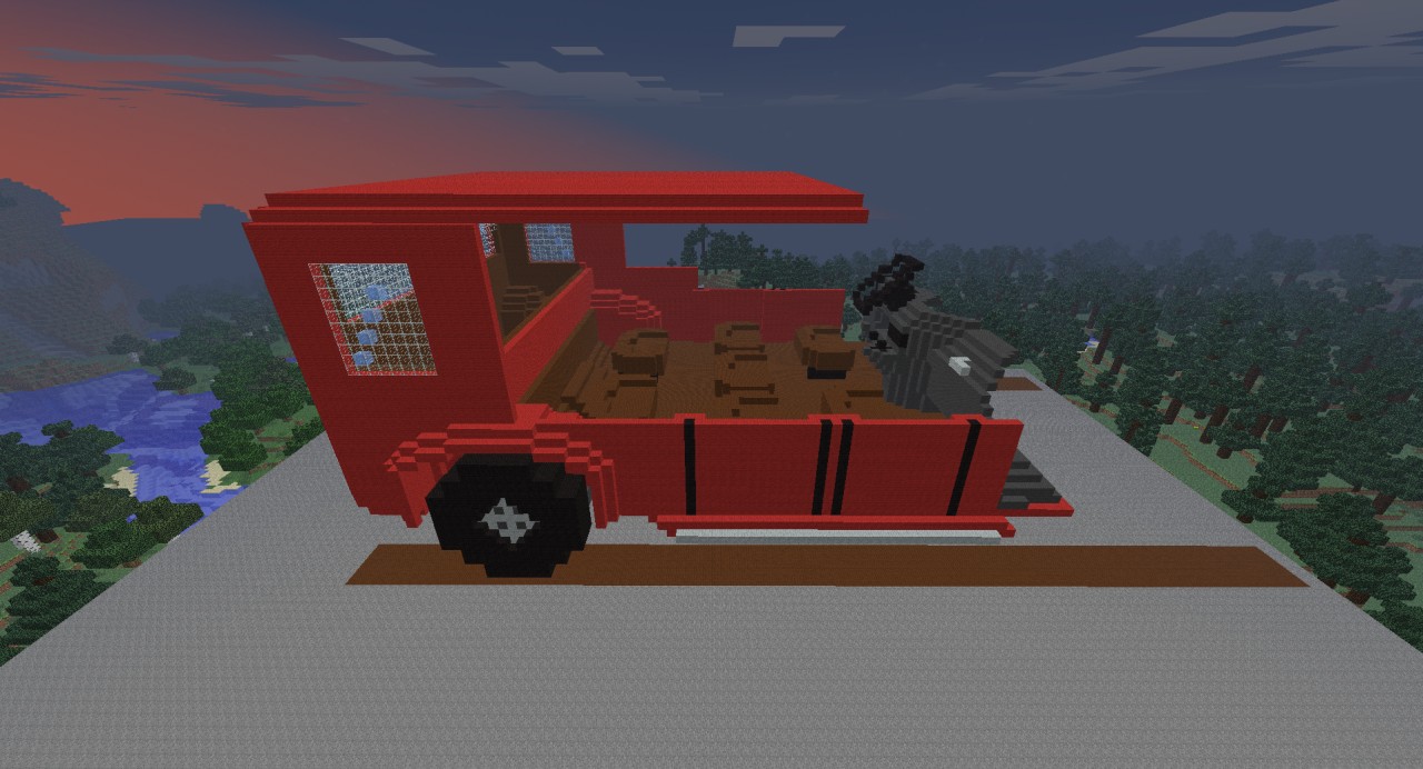 Red Car Minecraft Map