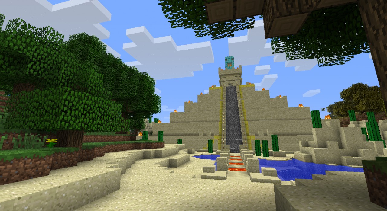 Temple of The Creeper! Minecraft Map