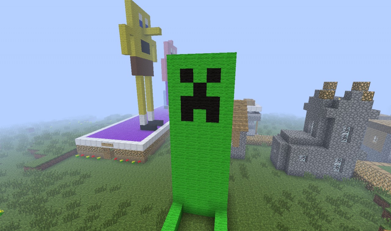 Simple Creeper Minecraft Map