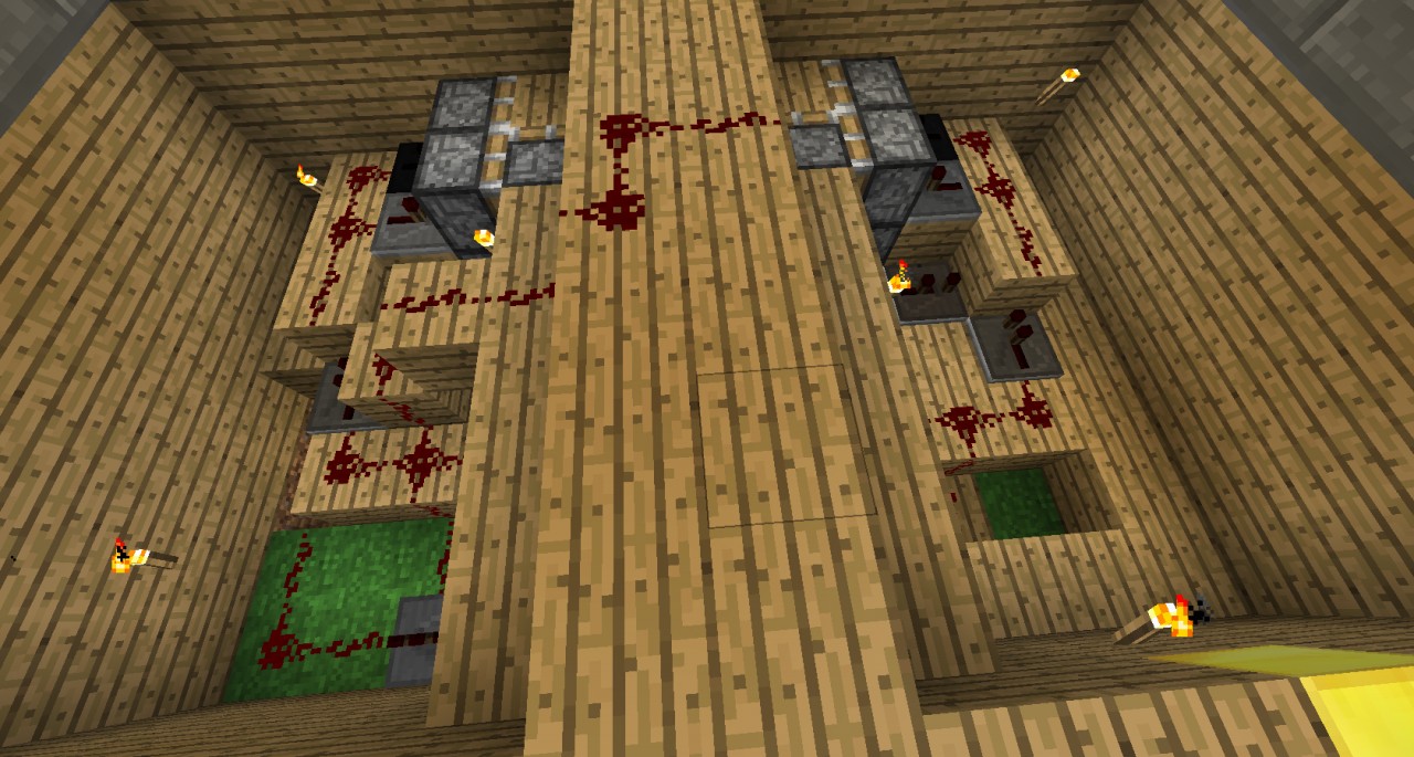 Hidden Piston Door Minecraft Map