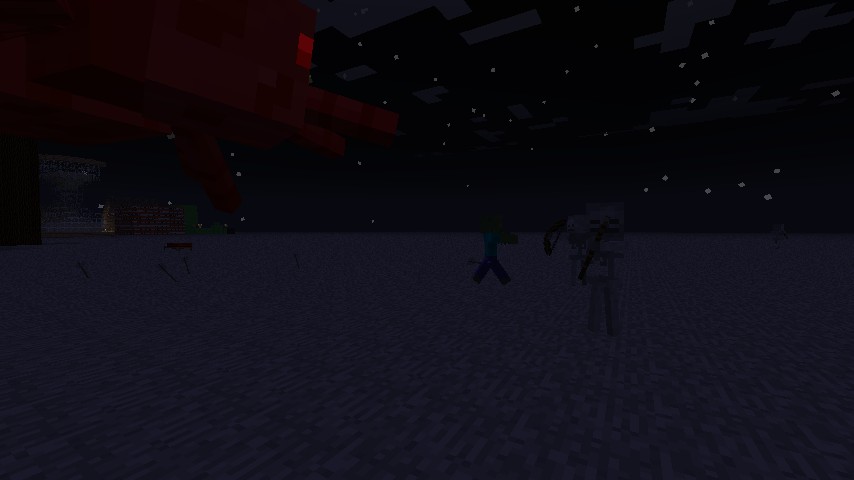 Skeleton Vs. Zombie And Skeleton Vs. Spider Caught On Photo Minecraft Map