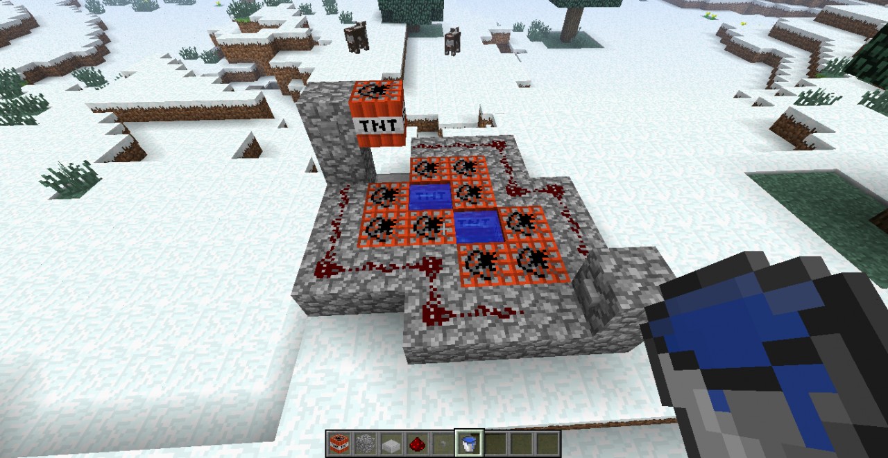 Diagonal TnT Cannon [Shoots 150+ Blocks Away] Minecraft Project