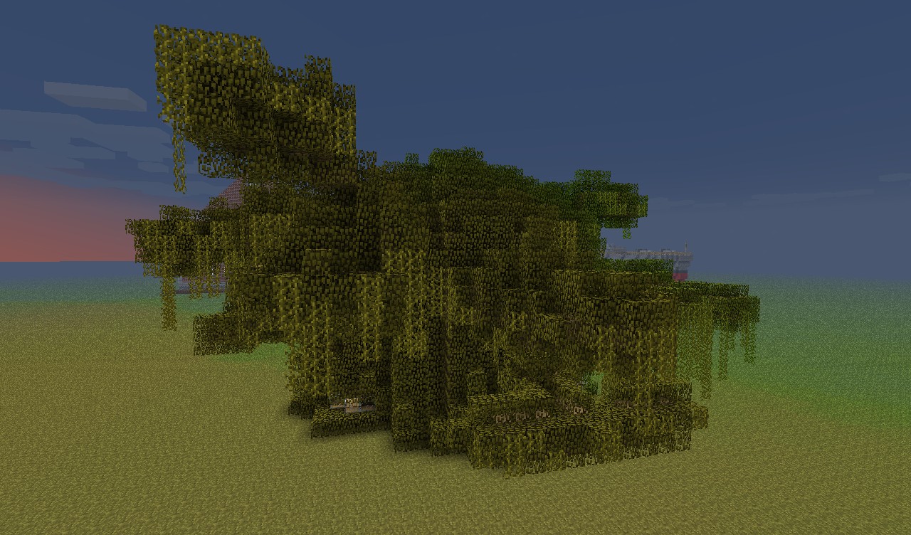 Nature Takes Over Minecraft Map