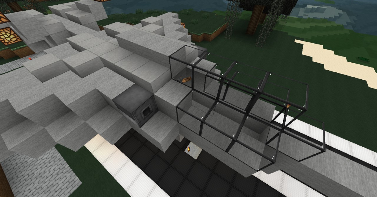 My own Model [Jet] With TNT Bombs And Arrows! Minecraft Map