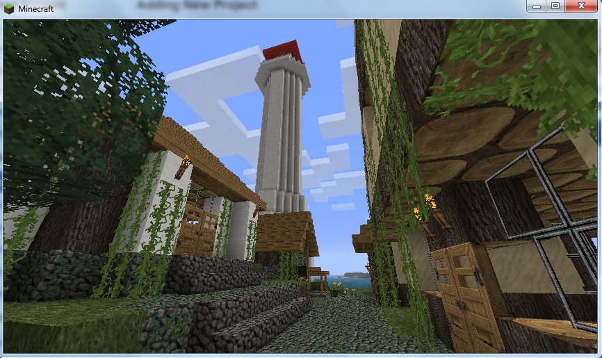 Fallen Rock Island Minecraft Map