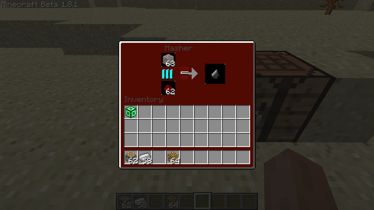 The Masher Mod! (Updated, V 1.3) Minecraft Mod