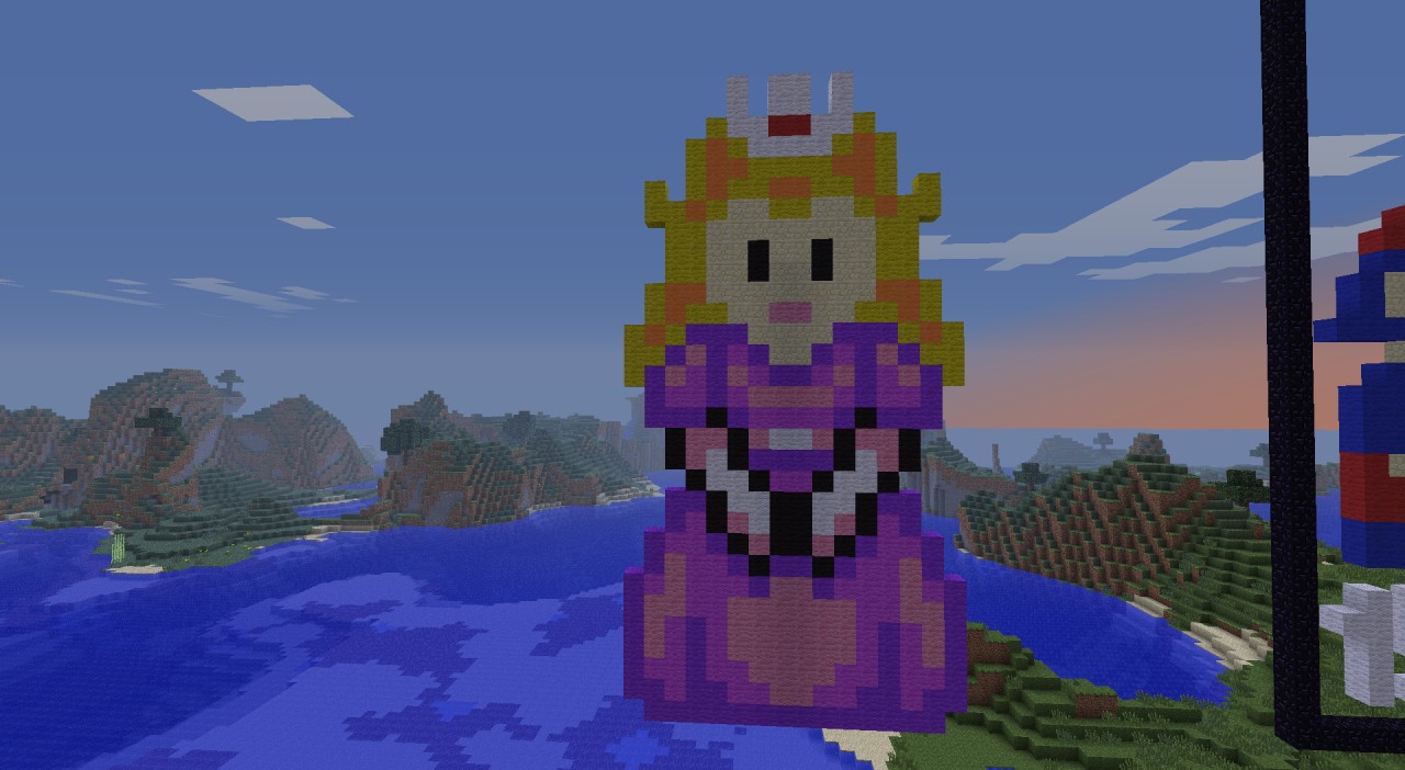 Princess Peach - Mario Minecraft Map