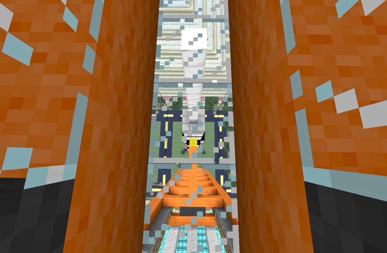 Saturn V Rocket (Launch Pad Included) Minecraft Map