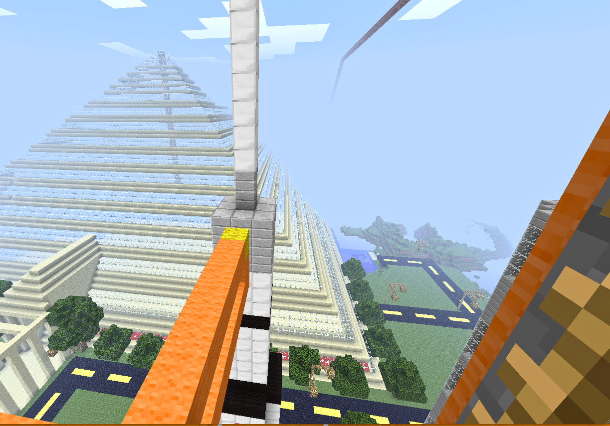 Saturn V Rocket (Launch Pad Included) Minecraft Map