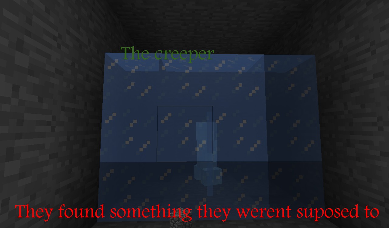 the creeper spoof of the thing Minecraft Map