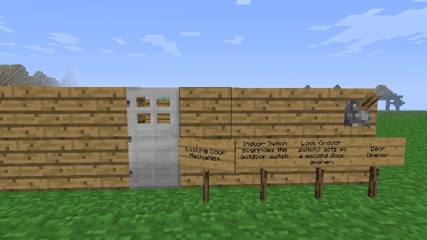 Lockable Door Minecraft Map
