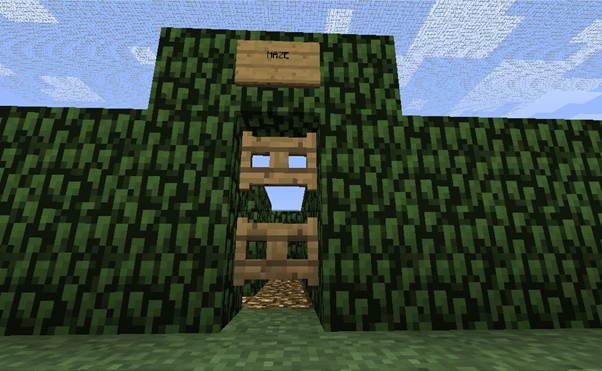 Massive Hedge Maze Minecraft Map