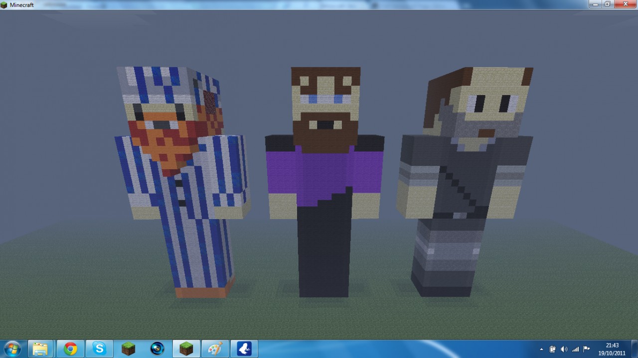 Yogscast Statue's (With Download) Minecraft Map