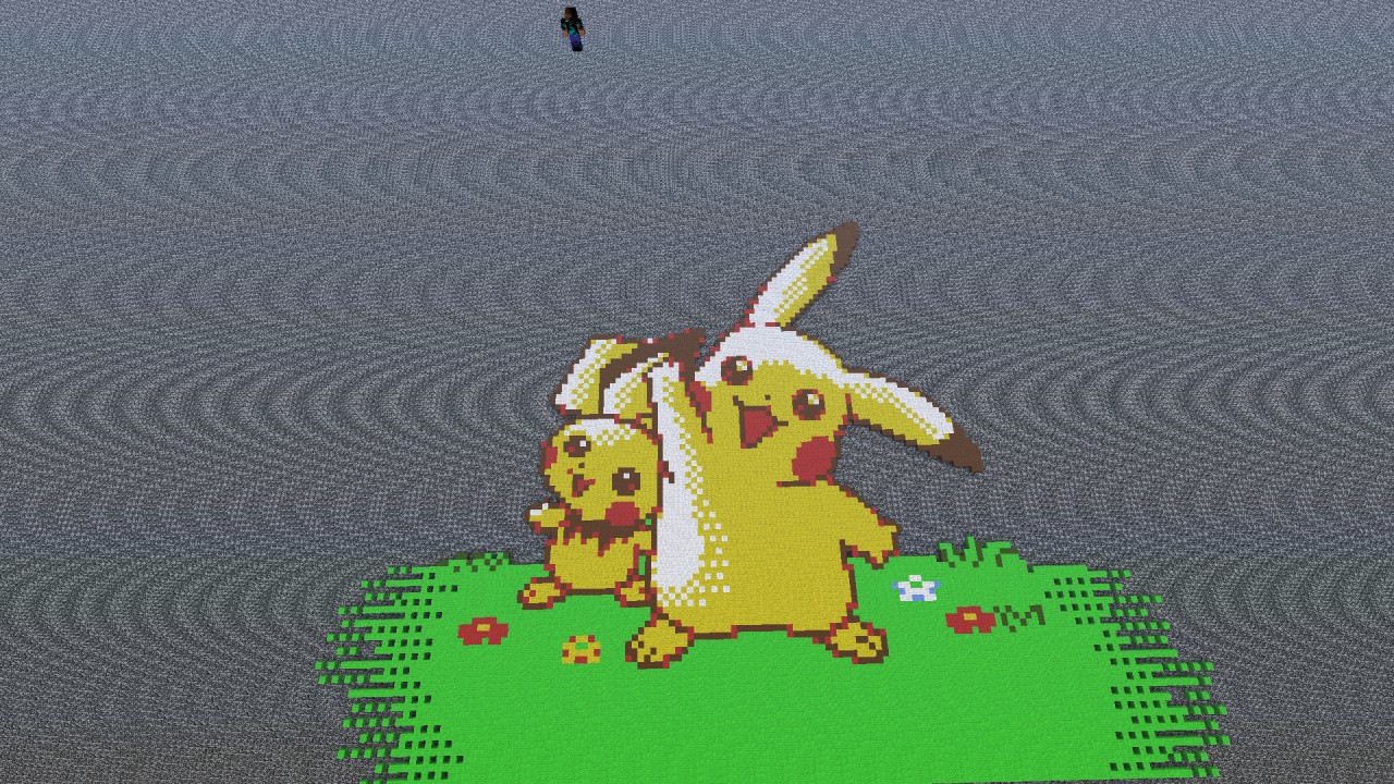 Pikachu and pichu Minecraft Map