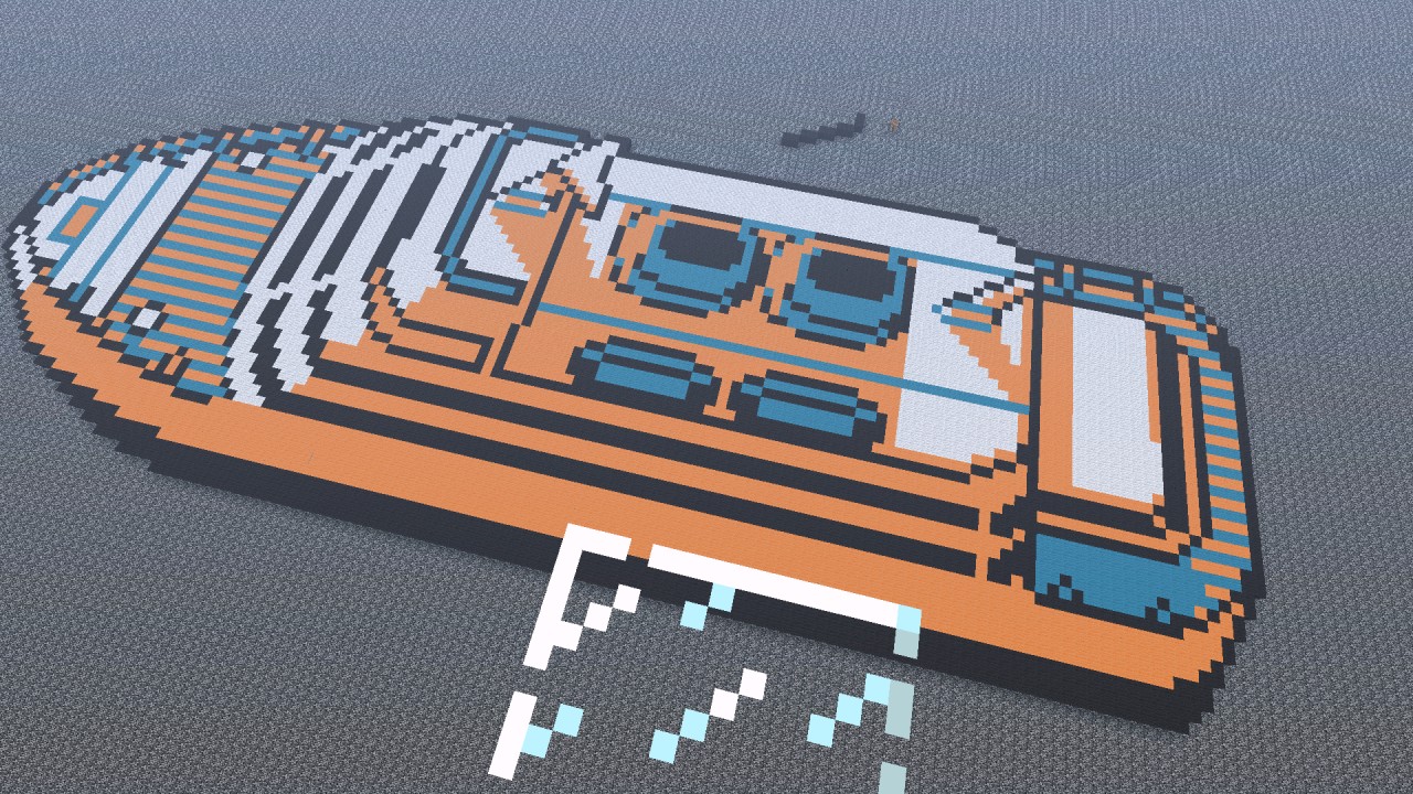 S.S. Anne from pokemon yellow! Minecraft Map