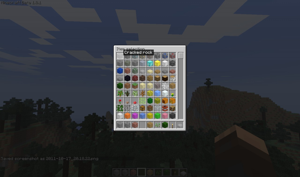 Item names V1.8.1 Minecraft Mod