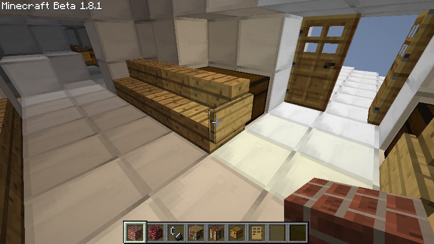 Working bomber plane(with a little house) made by Maxwell3 Minecraft Map