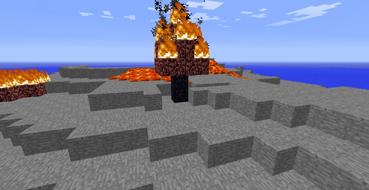 Volcano Minecraft Map