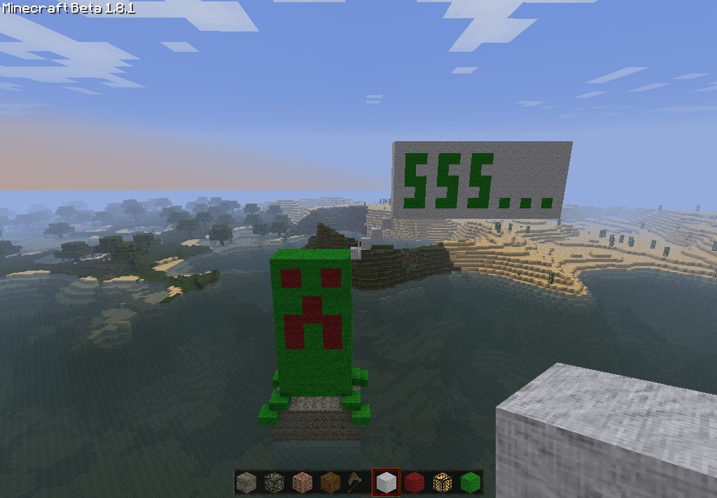 Creeper House Minecraft Map