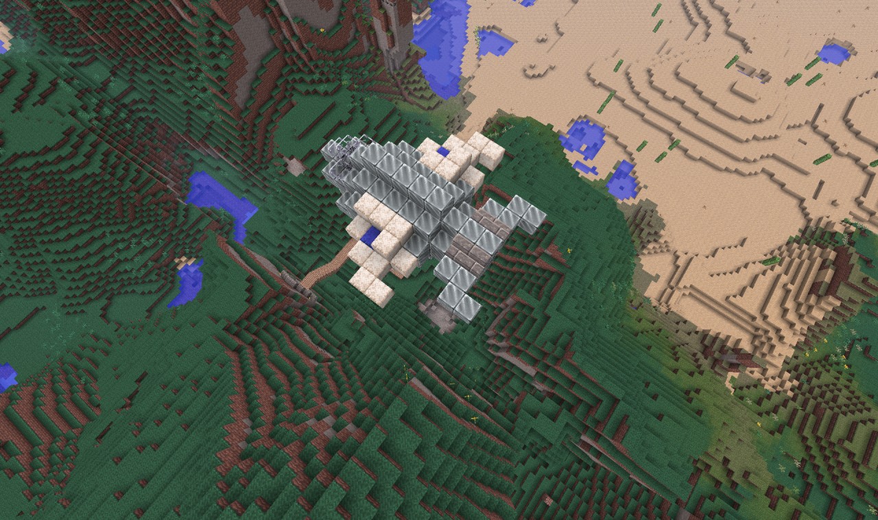 Space shuttle Minecraft Map