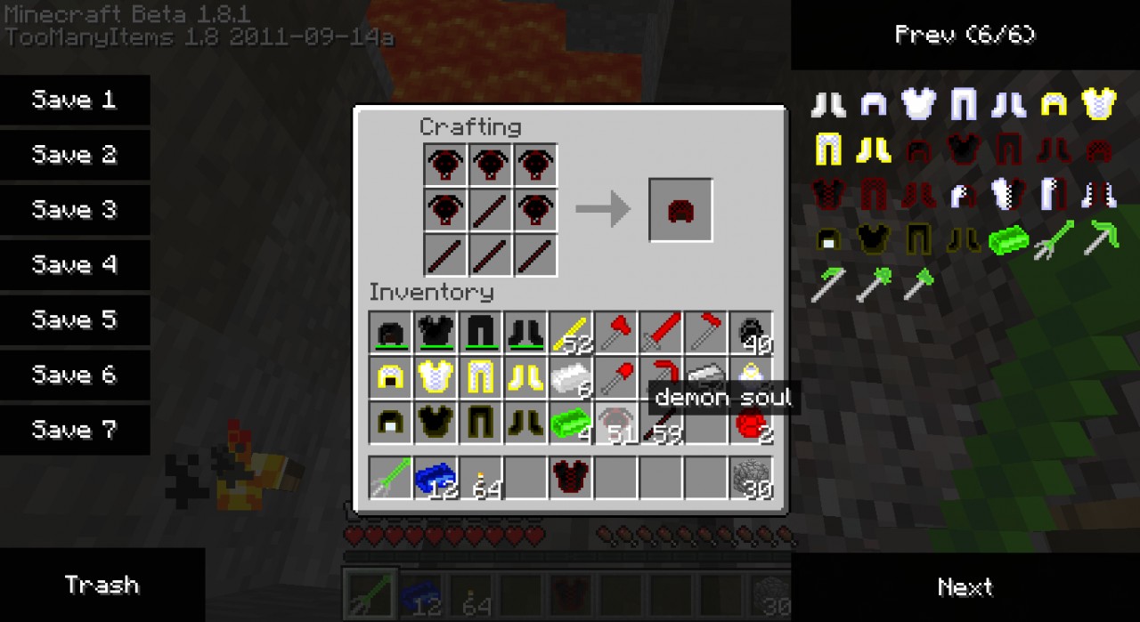 r25mod v1,1:16 sets of tools, 8 sets of armor and ores Minecraft Mod