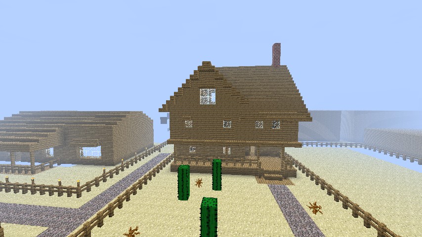 spawn town western Minecraft Map