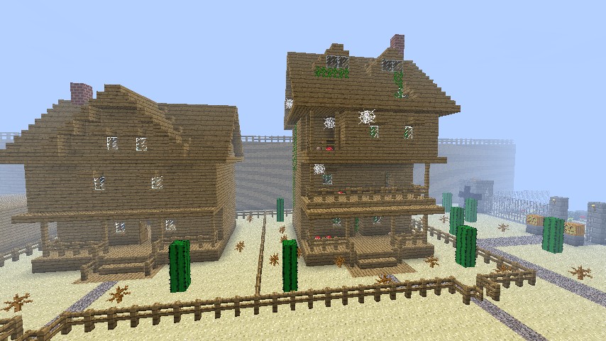 spawn town western Minecraft Map