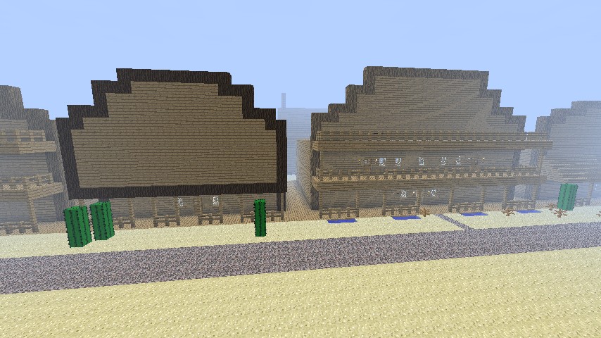 spawn town western Minecraft Map