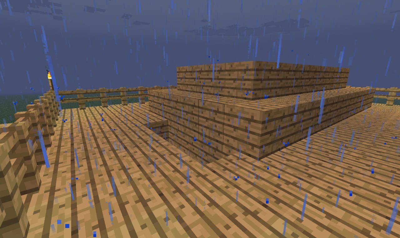 house with balcany Minecraft Map