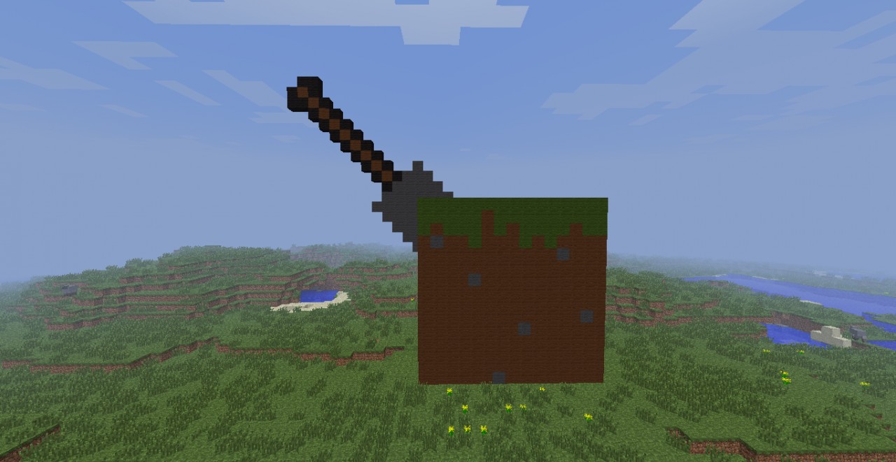 Giant Grass Block Minecraft Map